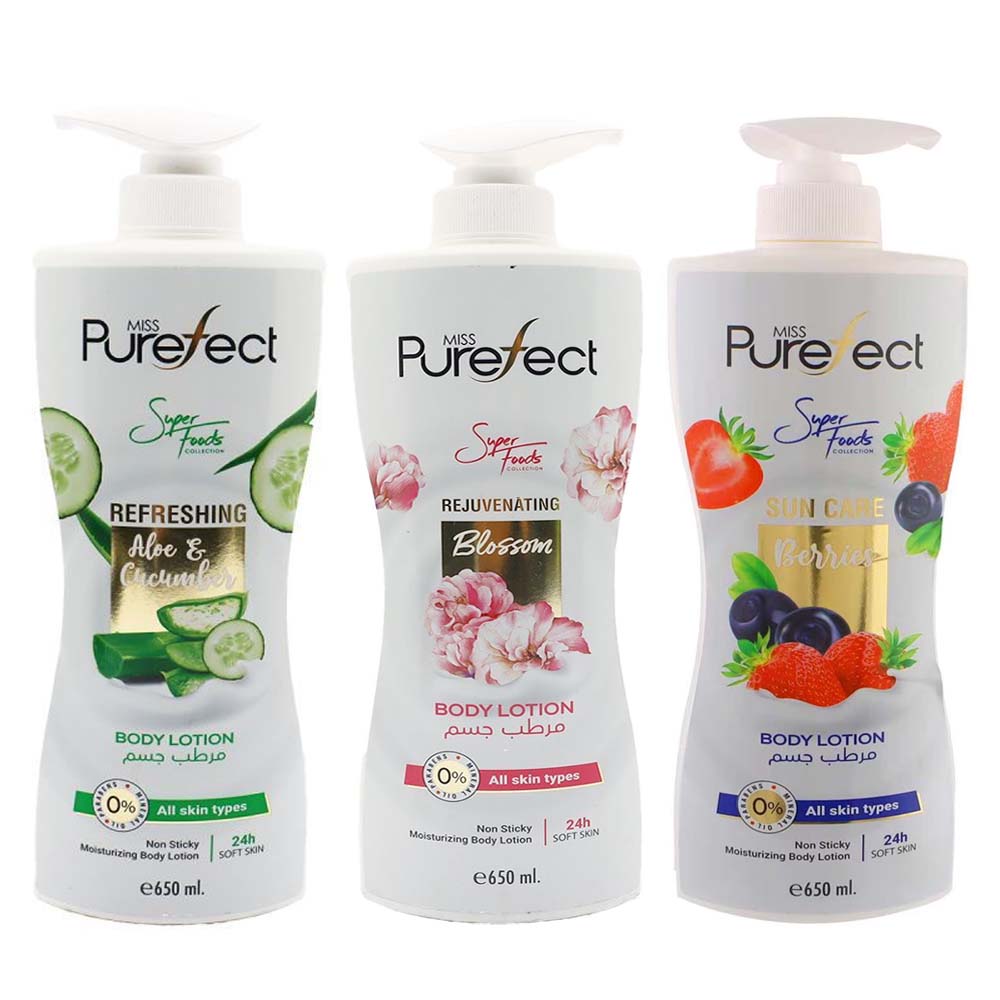 Miss Purefect Body Lotion Asstd 650ml | Rawabi Hypermarket