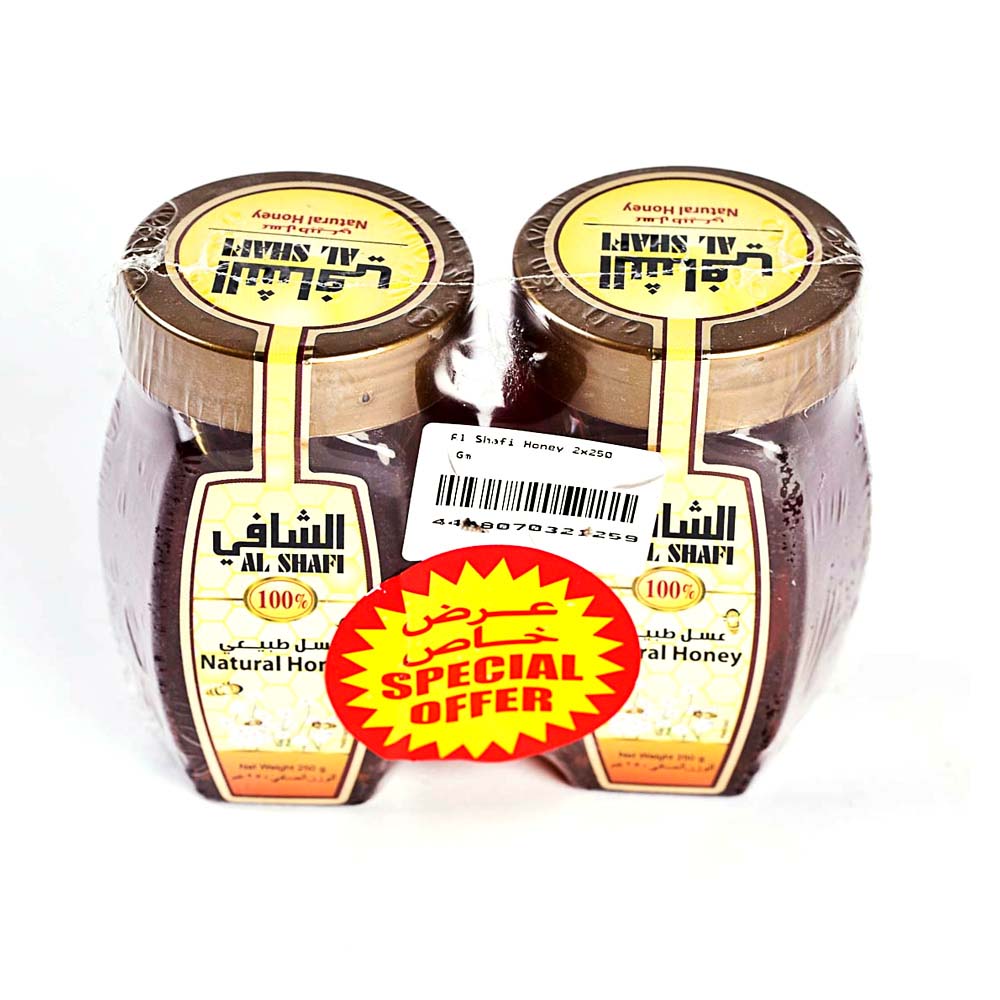 Al Shafi Flavour Honey Assorted 2*250G | Rawabi Hypermarket