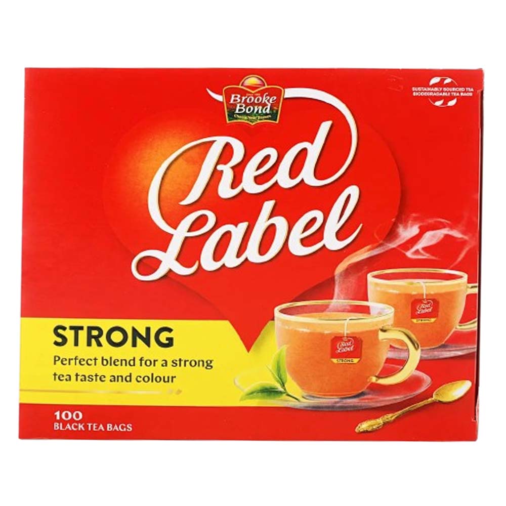 Brooke Bond Red Label Tea Bag 100*2G | Rawabi Hypermarket